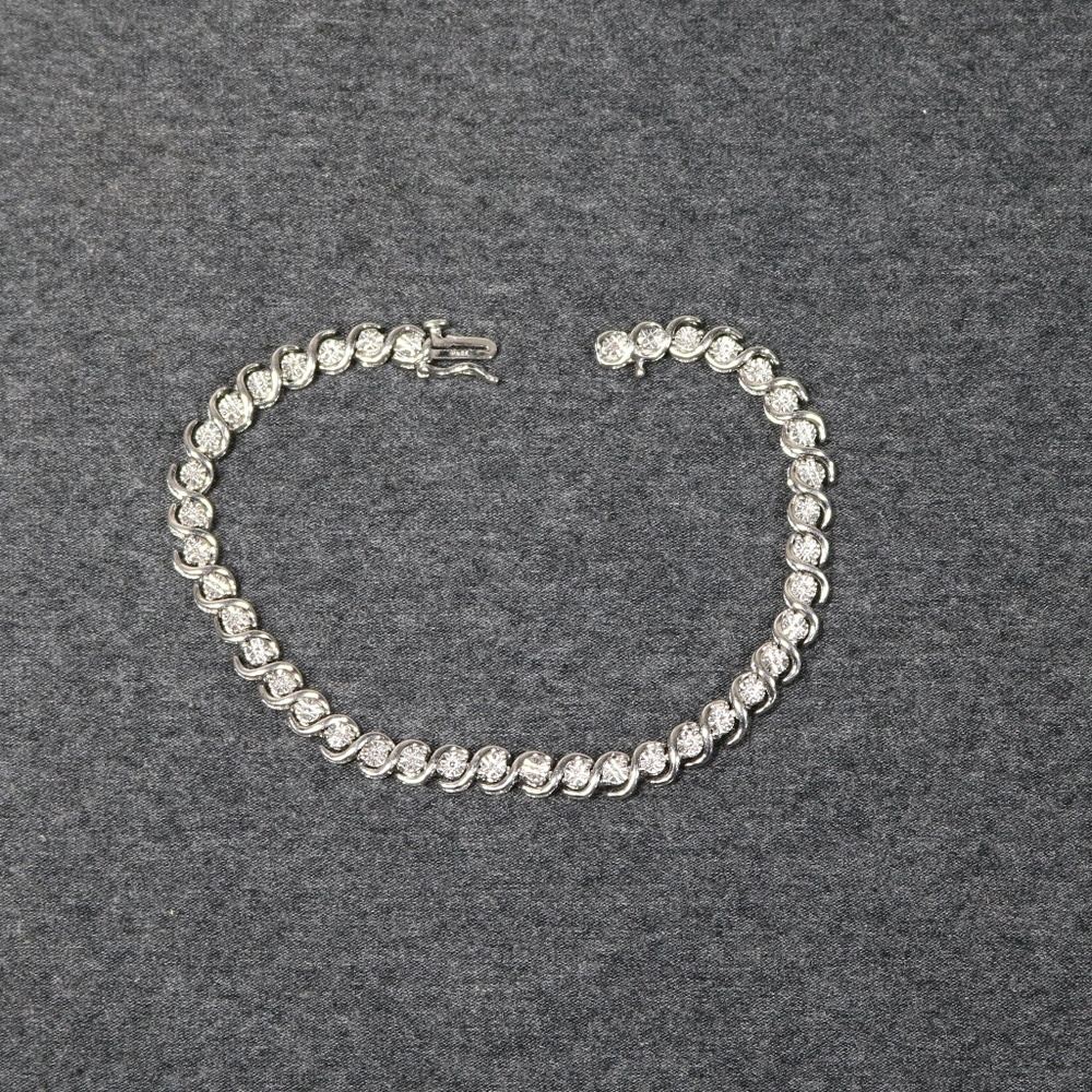 Kay Jewelers Jane Seymour Jwbr 925 Sterling Silver Fl… - Gem